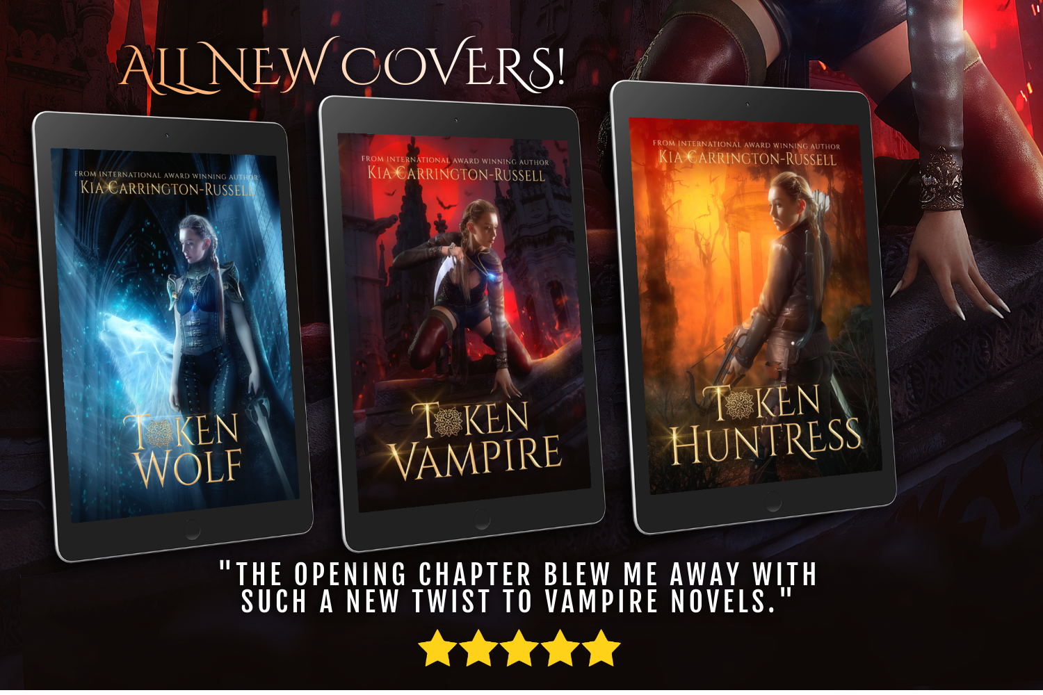 TOKEN HUNTRESS ALL NEW COVERS – Kia Carrington-Russell – Award winning ...